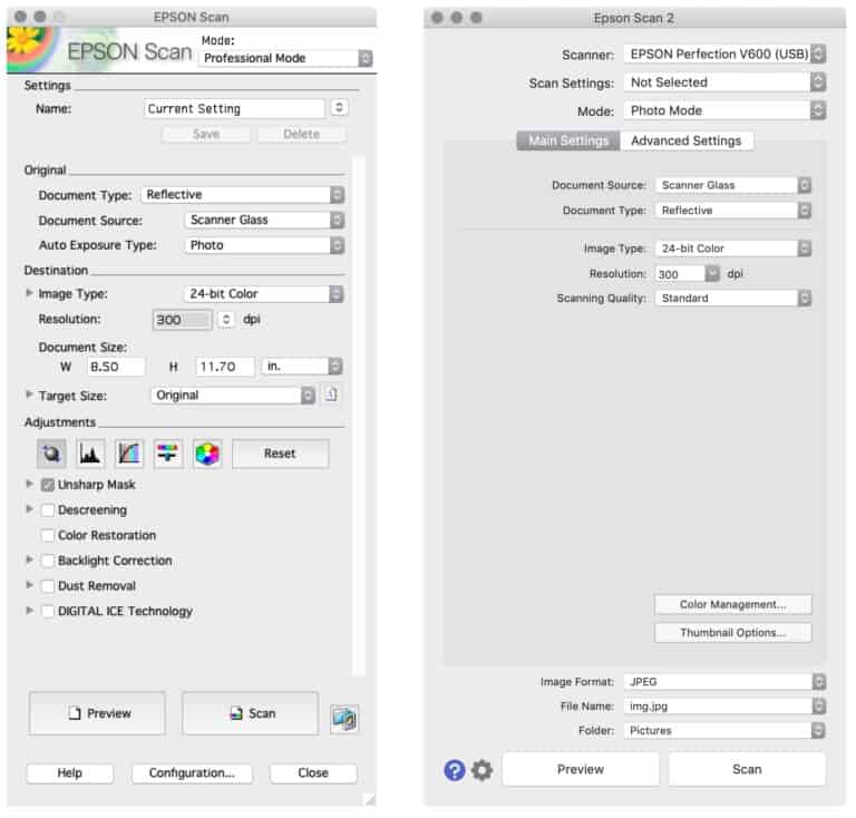 Epson Scan 2 — Will It Work With My Scanner? • Scan Your Entire Life